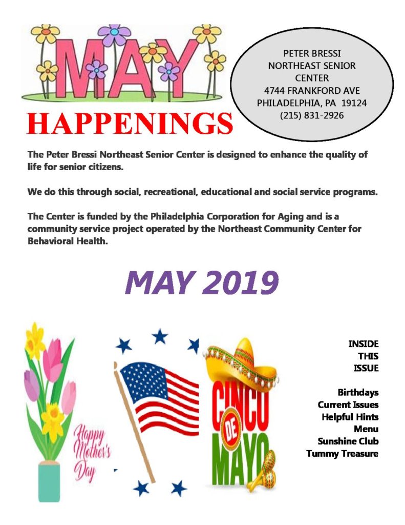 May Monthly Newsletter - Northeast Community Center for Behavioral Health